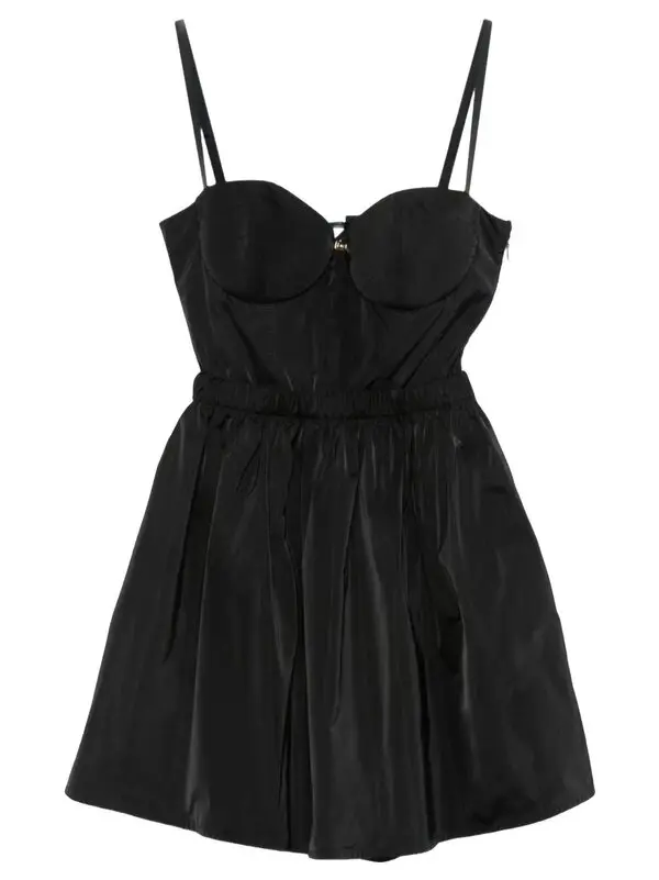 Elisabetta Franchi Sweetheart-neck Mini Dress - Black