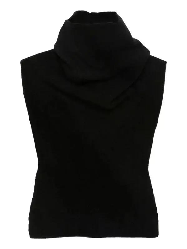 Rick Owens Cowl Neck Top - Black