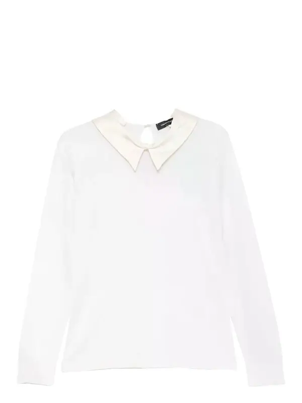 Fabiana Filippi Classic-collar Sweater - 25 White