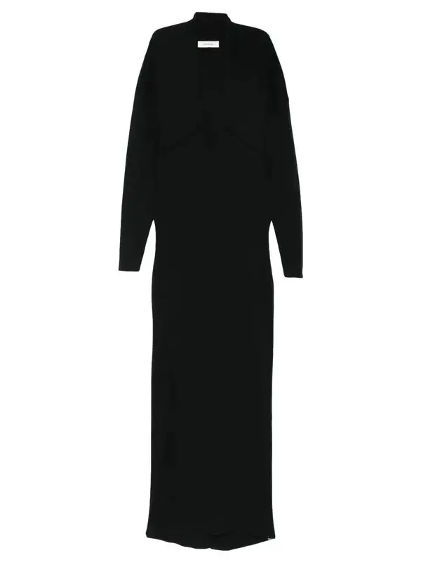 ENTIRE STUDIOS V-neck Maxi Dress - Black