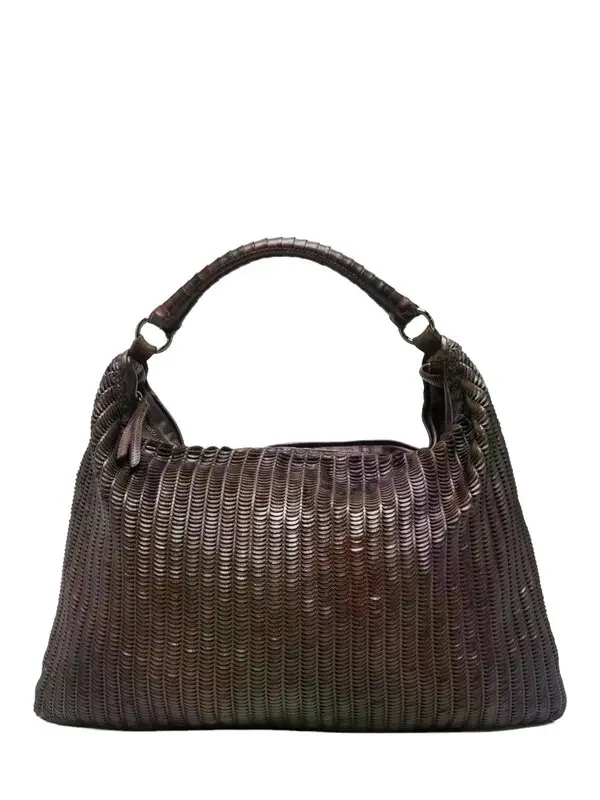 REPTILE'S HOUSE Woven Leather Shoulder Bag - Brown