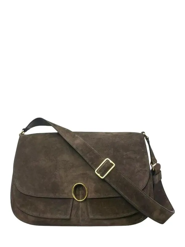 ORTIGNI Buckle Cross Body Bag - Brown