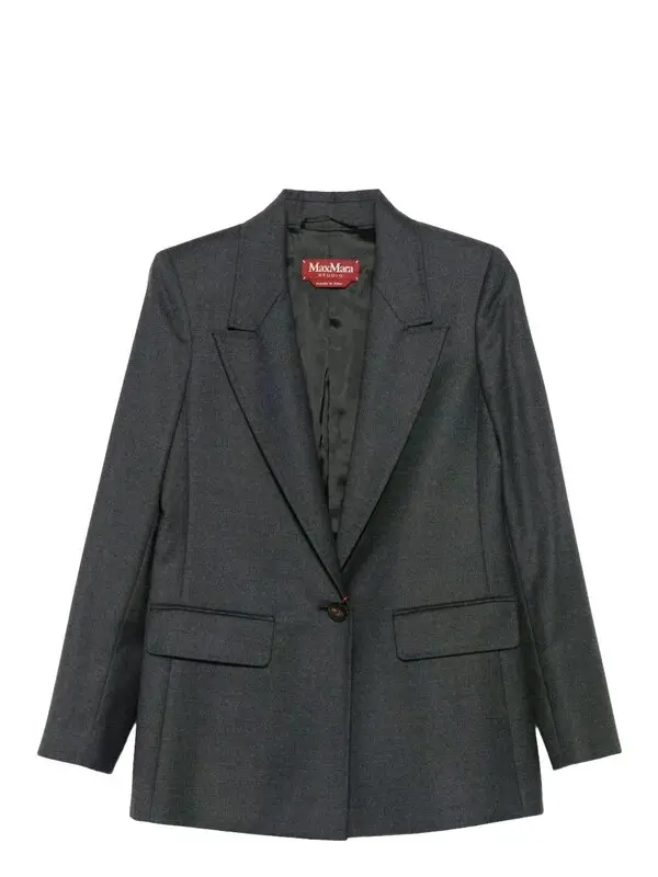 Max Mara Single-breasted Blazer - Grey