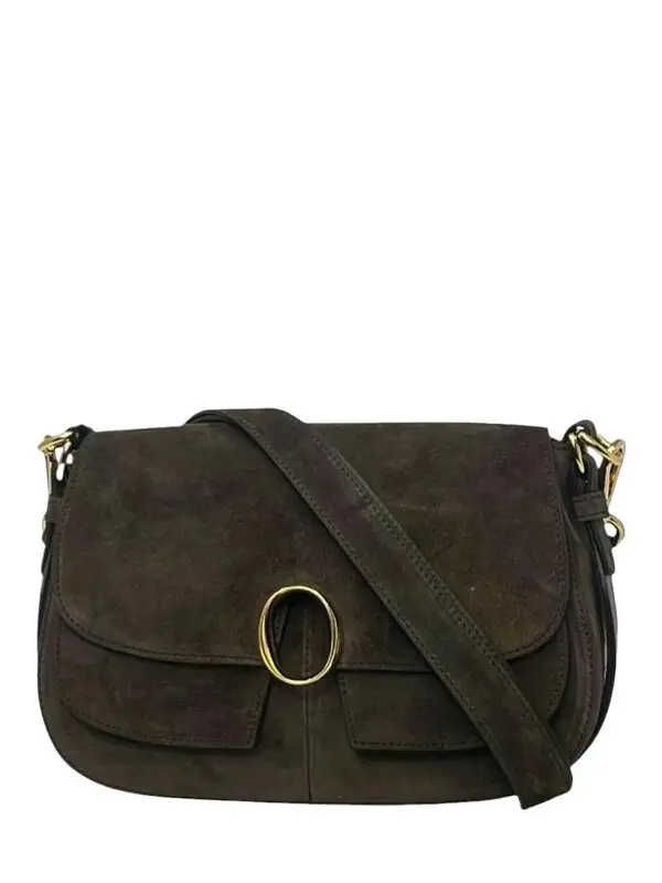 ORTIGNI Ring-detail Crossbody Bag - Brown
