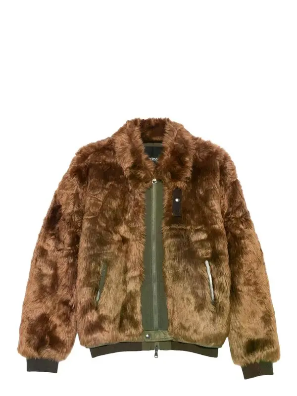 Andersson Bell Faux-fur Bomber Jacket - Brown