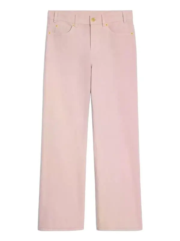 Celine Jolene Jeans In Stone Wash Denim - Rosewater