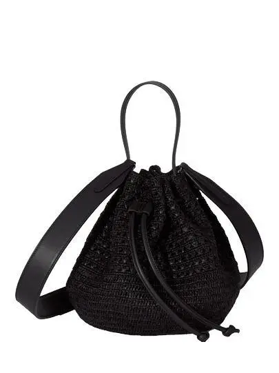 Janessa Leoné Cami Raffia Bag - Red