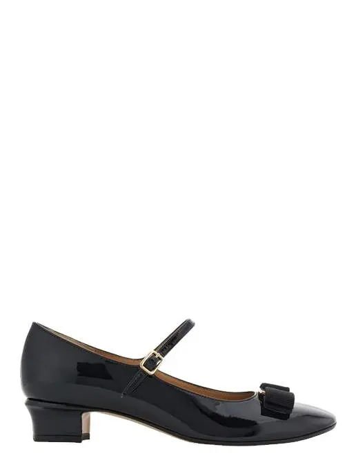 FERRAGAMO Vara Bow Mary Jane - Black