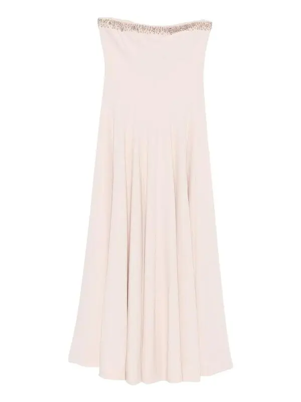 Costarellos Strapless A-line Gown - Pink