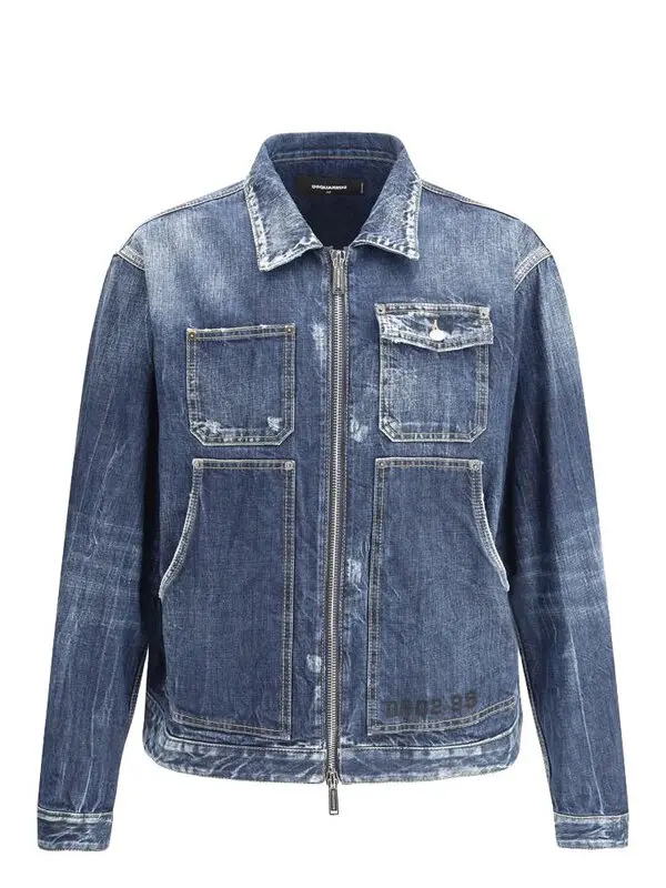 Dsquared2 Carpenter Jean Denim Jacket - Blue