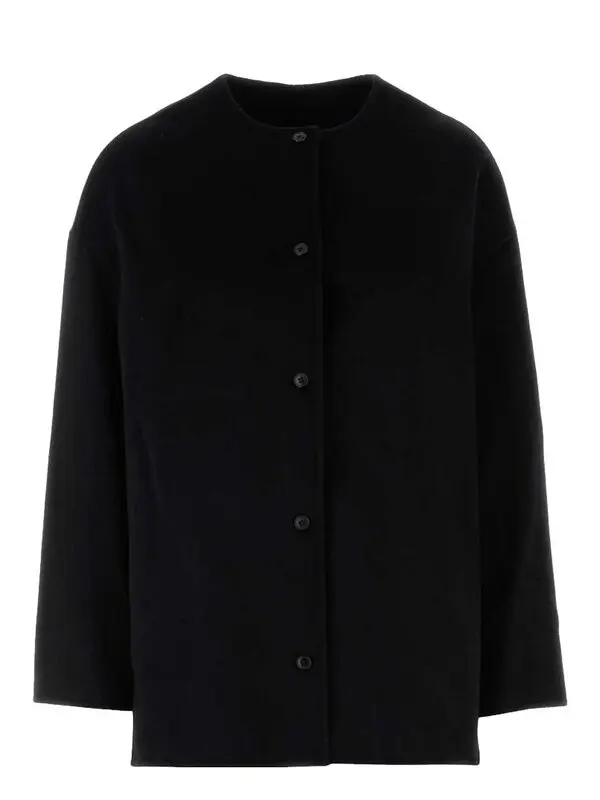 Loulou De Saison Single-breasted Coat - Black