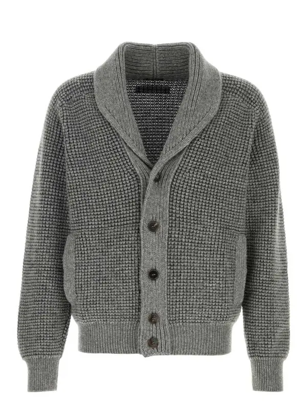 Zegna Cashmere And Mohair Cardigan - 200