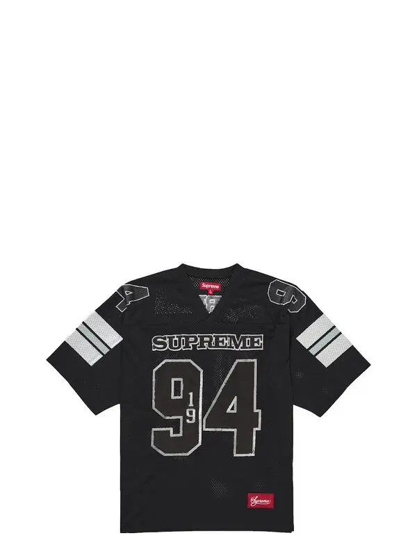 Supreme Sequin Football Jersey - Black