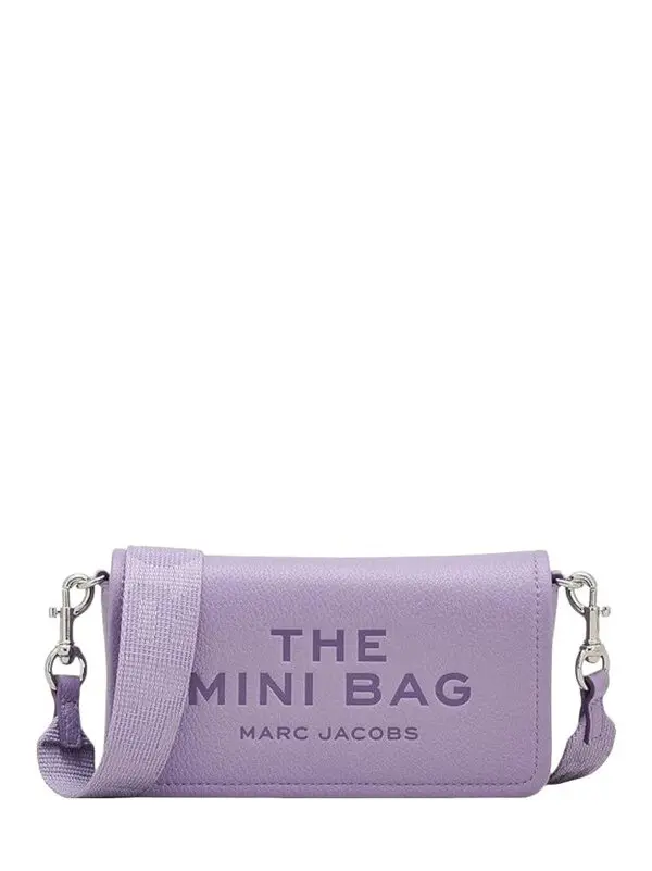 Marc Jacobs The Leather Mini Crossbody Bag - Lilac