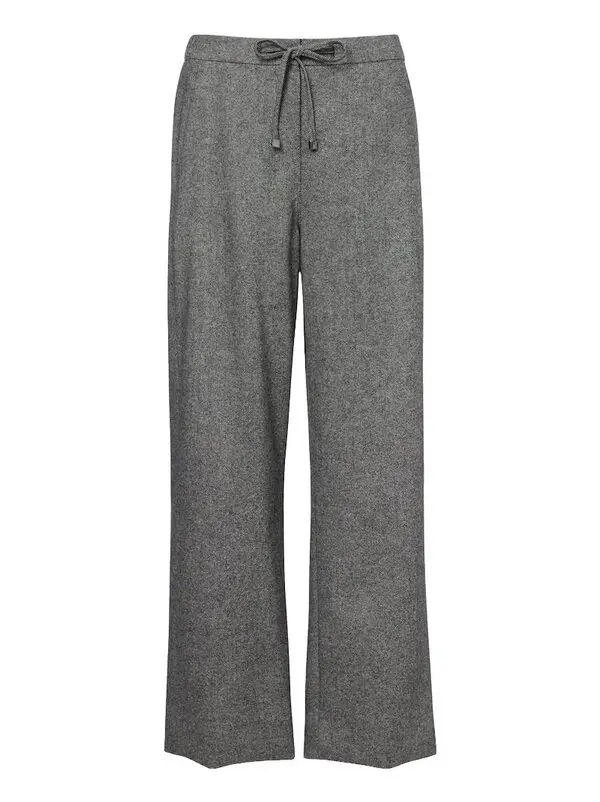 Max Mara Livio Wool And Cashmere Pants - Black