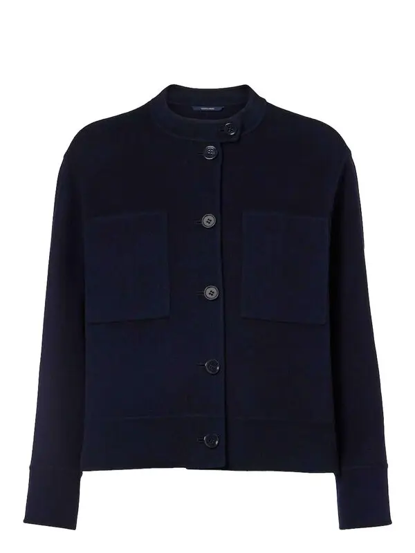 Max Mara Sarah Virgin Wool Jacket - Blue
