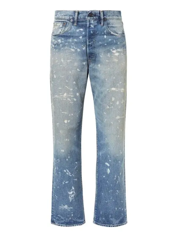 Ralph Lauren Fenimore Faded Straight Jeans - Blue