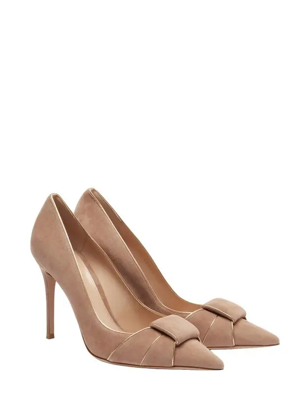 GIANVITO ROSSI Suede Pumps - Pink