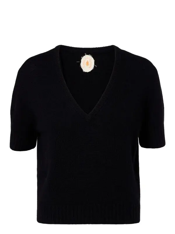 Jardin Des Orangers Cashmere V-neck Sweater - Black