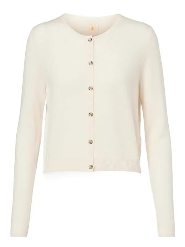 Jardin Des Orangers Wool And Cashmere Cardigan - White