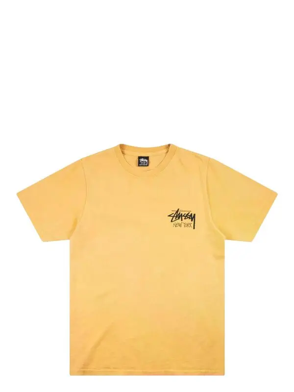StÜssy New York Cotton T-shirt - Yellow