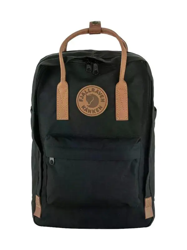 Fjallraven Kånken No. 2 Backpack With Logo Patch - Black