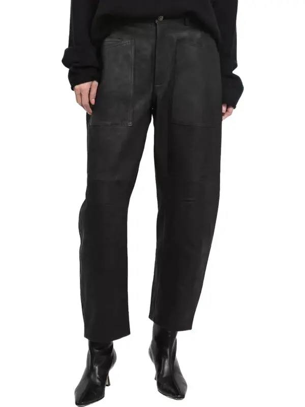 GIORGIO BRATO Patch-pocket Trousers - Black