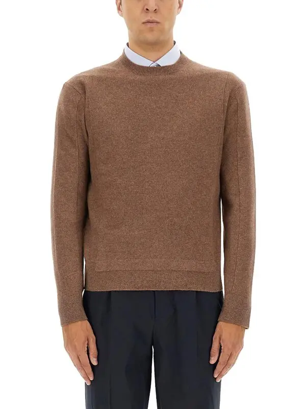 Zegna Wool And Cashmere Sweater - Brown