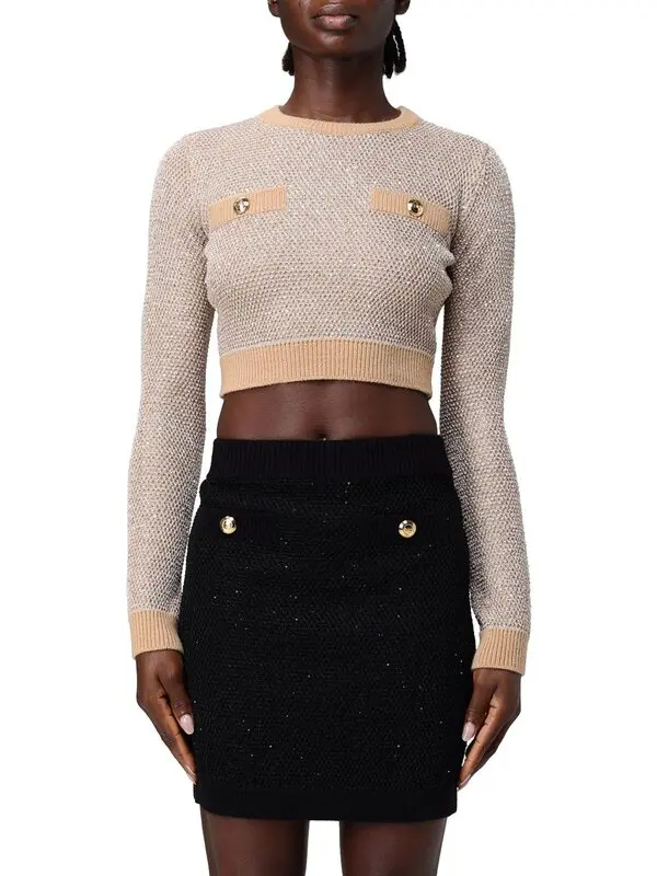 Elisabetta Franchi Pullover Sweater - Beige