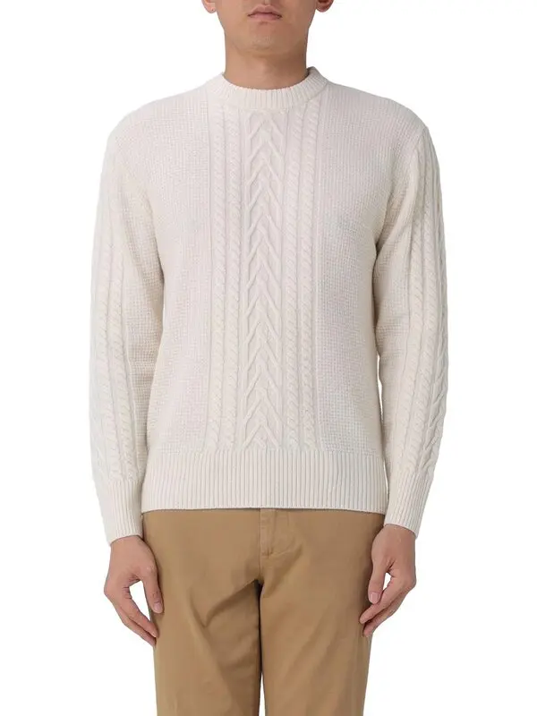 PAOLO PECORA Sweater - Yellow Cream