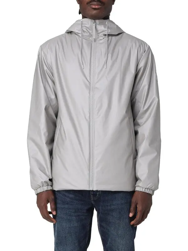 Rains Hooded Waterproof Jacket - Grey