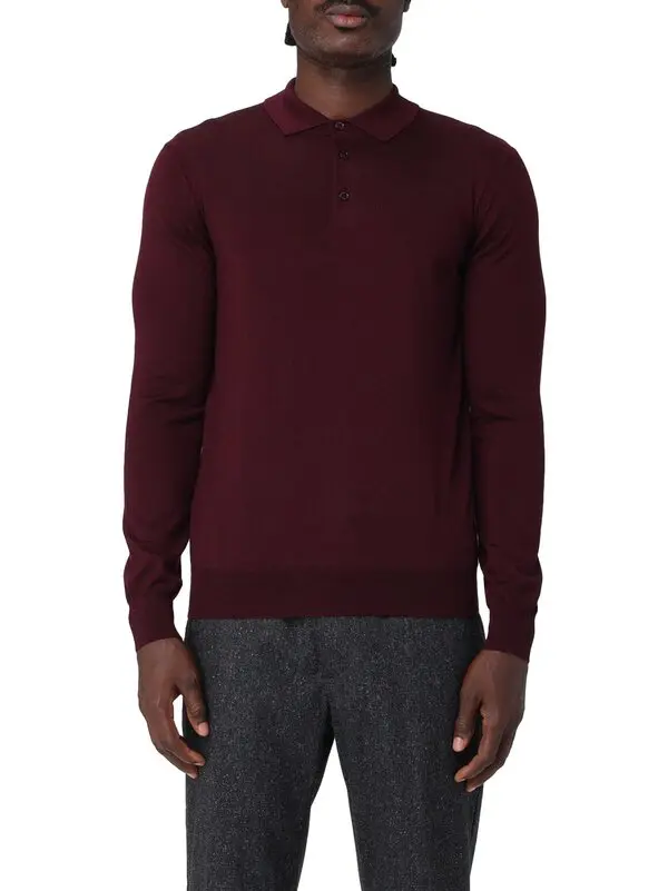 PAOLO PECORA Polo Shirt - Burgundy