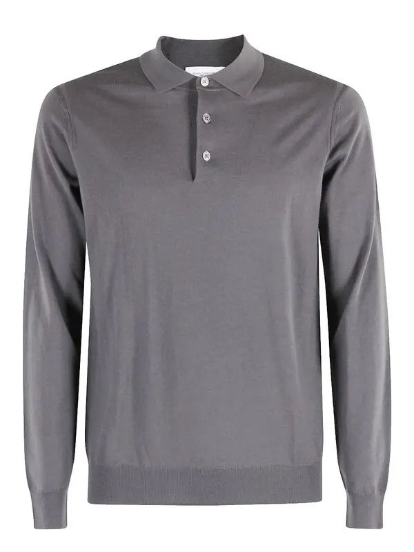 PAOLO PECORA Polo Shirt - Grey