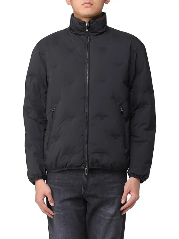 Emporio Armani Quilted Puffer Jacket - Black