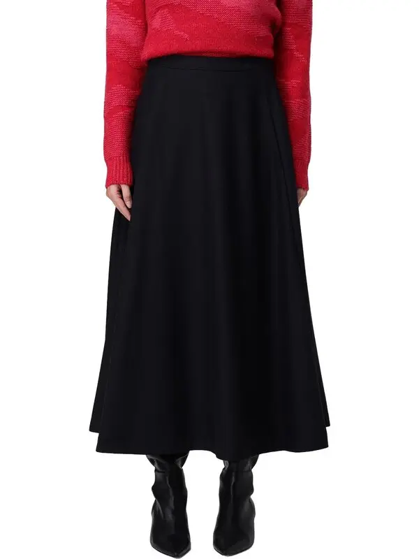 Add A-line Skirt - Black