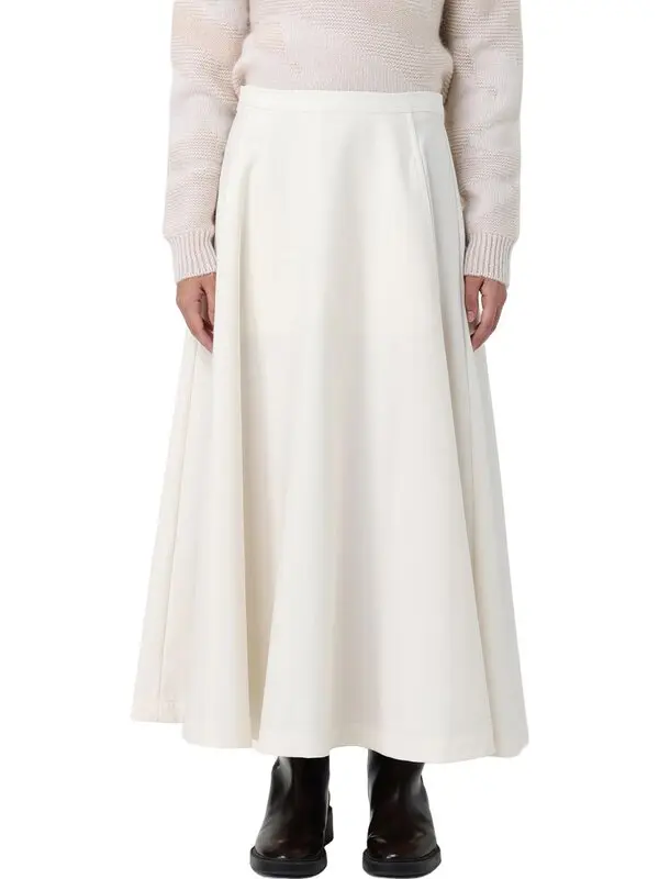 Add A-line Skirt - Ivory