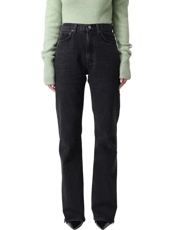 AGOLDE Straight Leg Jeans - Black