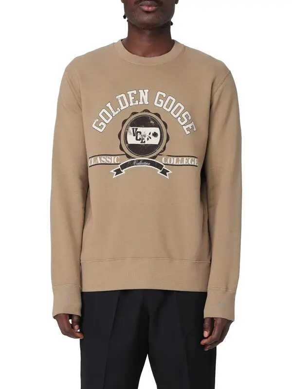 GOLDEN GOOSE Crewneck Sweatshirt - Beige