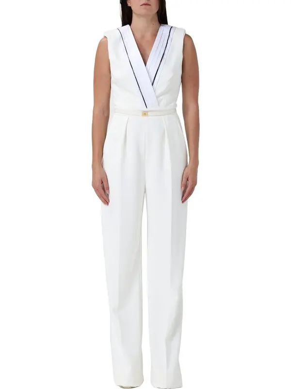 Elisabetta Franchi Jumpsuit - Ivory