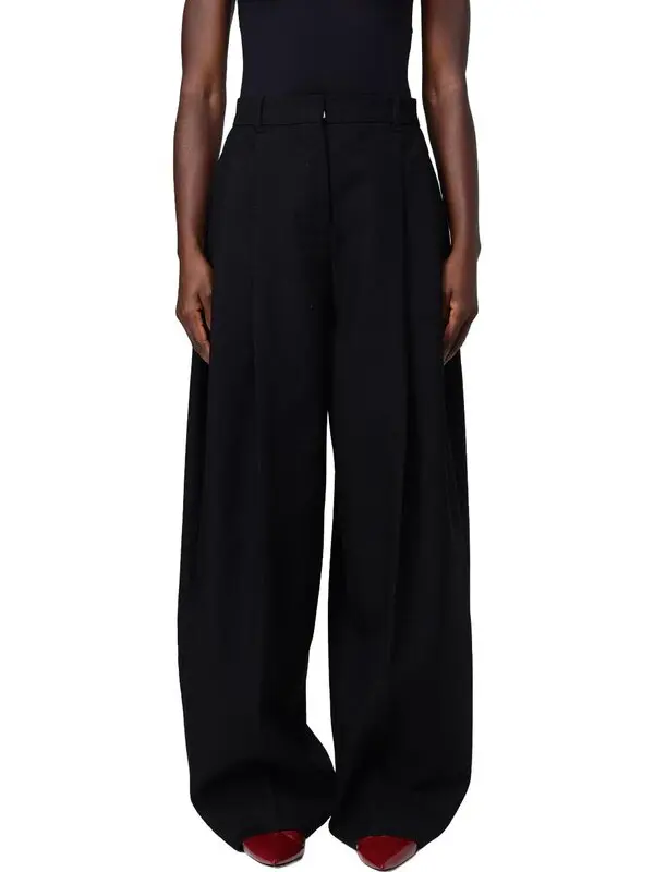 Jacquemus Wide Leg Trousers - Black