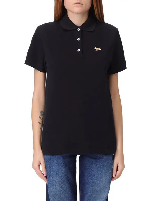 Maison Kitsuné Polo Shirt - Black