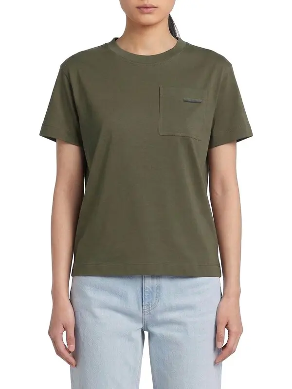 Brunello Cucinelli Crewneck T-shirt - Green