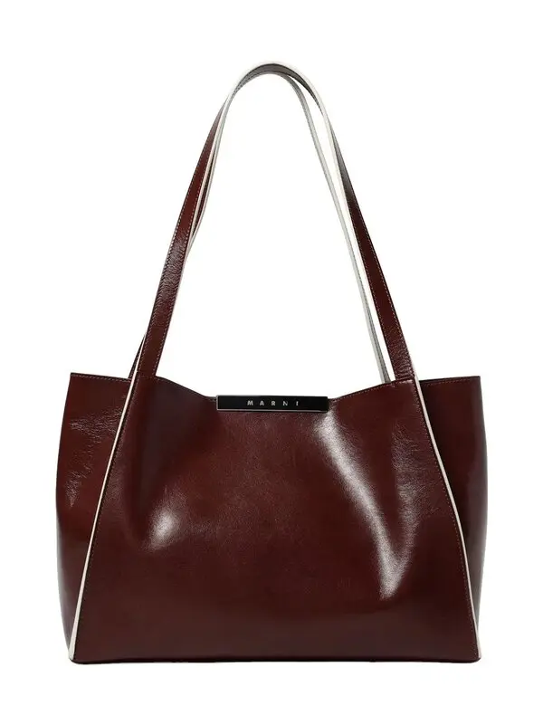 Marni Shoulder Bag - Burgundy