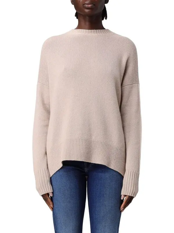 ALLUDE Pullover Sweater - Beige
