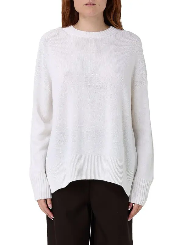 ALLUDE Pullover Sweater - White