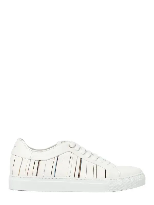 Paul Smith Striped Low Top Sneakers - White