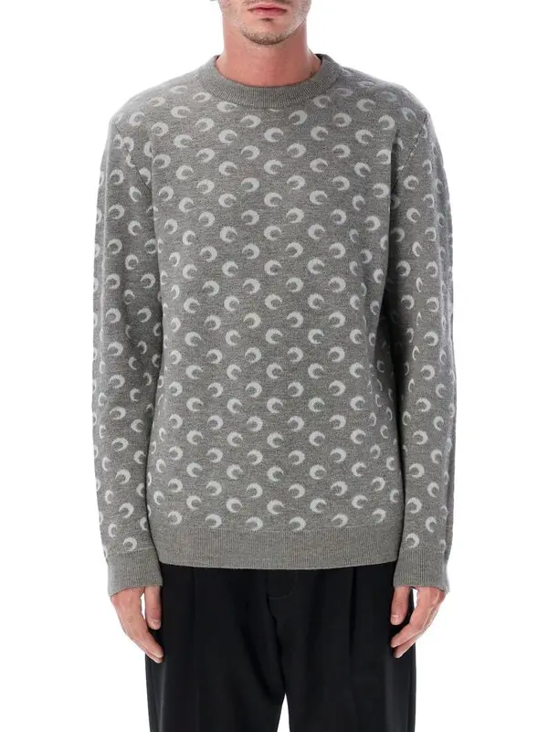 MARINE SERRE Sweater - Grey