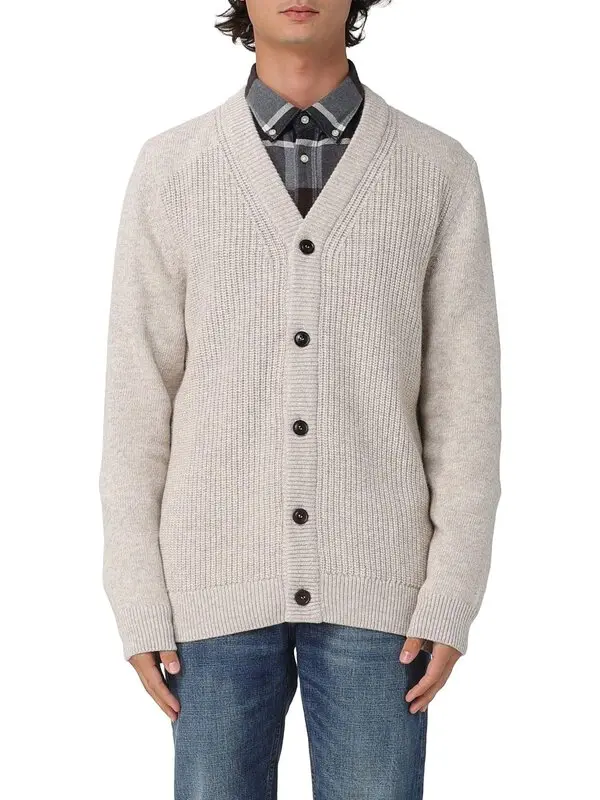 Barbour Buttoned Sweater - Beige