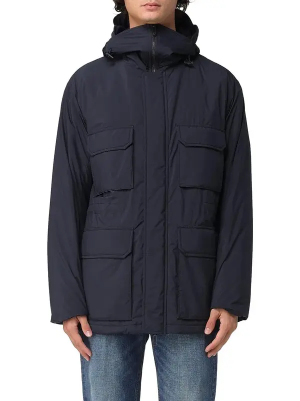 Emporio Armani Hooded Parka - Blue