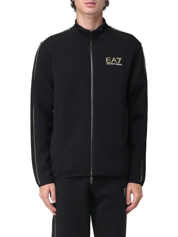 EA7 Full Zip Sweatshirt - Black